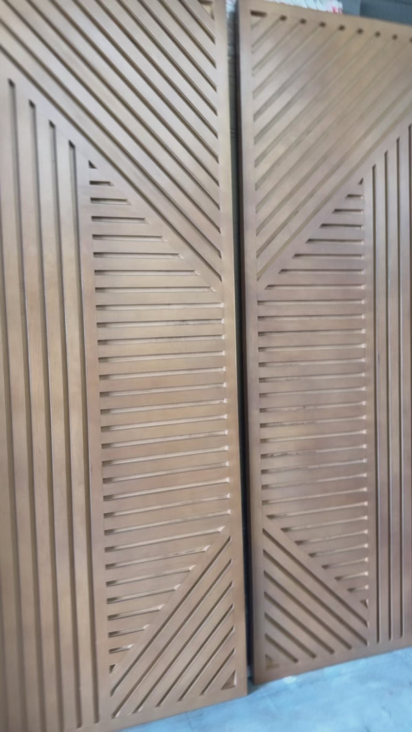 The Pannello Door | Hand-Carved Modern Interior Door | Rustic Luxe Designs