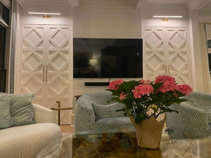 Stacy Door | Modern X Design with Geometric Elegance