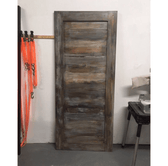 Horizontal Plank Interior Sliding Door | Custom Modern Design